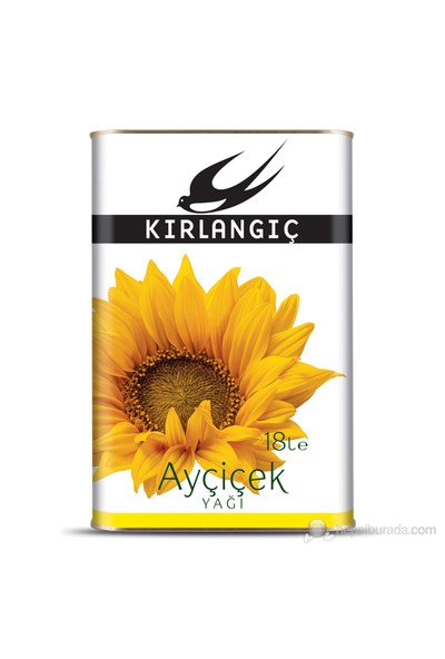 Kırlangıç Ayçiçek Yağı 18 lt kk