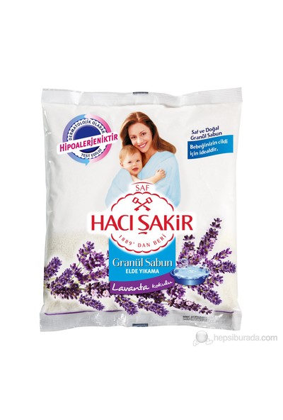 Hacı Şakir Bebek Çamaşır Deterjanı Granül Elde Yıkama 500 gr kk