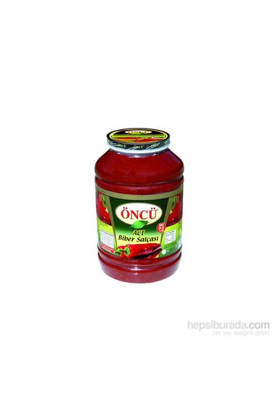 Öncü Acı Biber Salçası Cam Pet 4300 gr Öncü Acı Biber Salçası Cam Pet 4300 gr