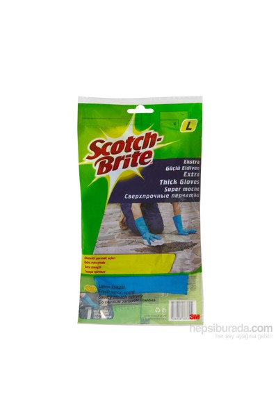 Scotch Brite Ekstra Güçlü Limon Kokulu Eldiven No: 8 Scotch Brite Ekstra Güçlü Limon Kokulu Eldiven No: 8