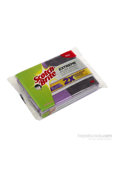 Scotch Brite Extreme Bulaşık Süngeri 2 Adet Scotch Brite Extreme Bulaşık Süngeri 2 Adet