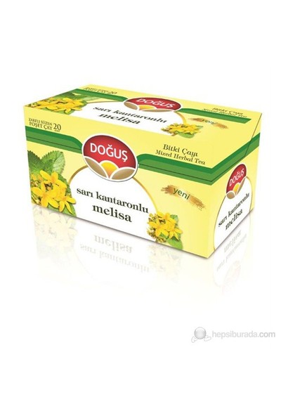 Doğuş Bitki Çayı Sarı Kantaronlu Melisa 20'li Doğuş Bitki Çayı Sarı Kantaronlu Melisa 20'li