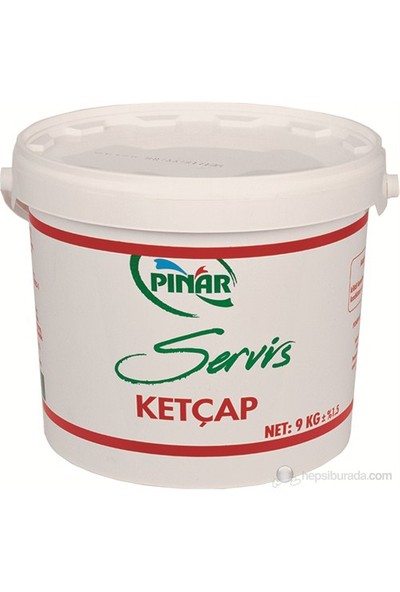 Pınar Ketçap Servis Kova 9 kg Pınar Ketçap Servis Kova 9 kg