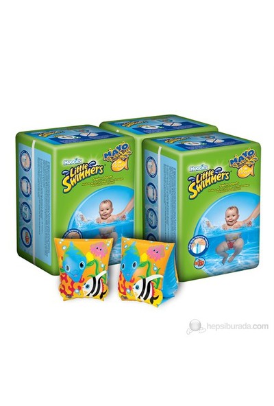 Huggies Mayo Bebek Bezi Little Swimmers 3'lü S - M Beden 36 Adet + 1 Adet Intex Şişme Kolluk Huggies Mayo Bebek Bezi Little Swimmers 3'lü S - M Beden 36 Adet + 1 Adet Intex Şişme Kolluk