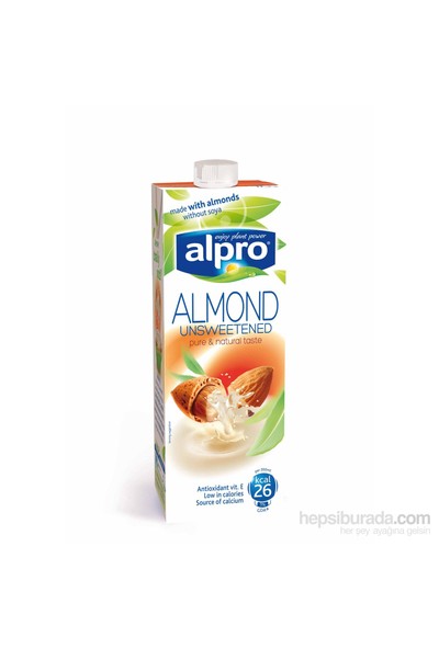 Alpro Badem Sütü Şekersiz 1 L