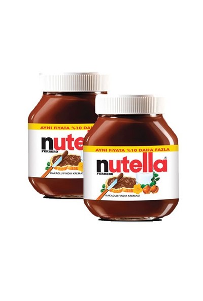 Nutella 825 Gr Kakaolu Fındık Kreması İkili Paket