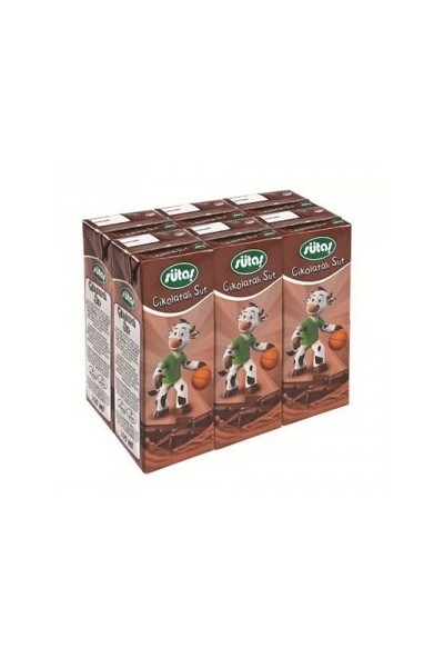 Sütaş Çikolatalı Süt 6 X 200 Ml