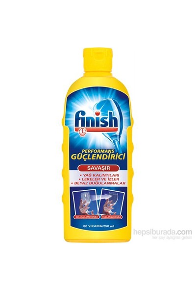 Finish Performans Güçlendirici 250 ml / 80 Yıkama