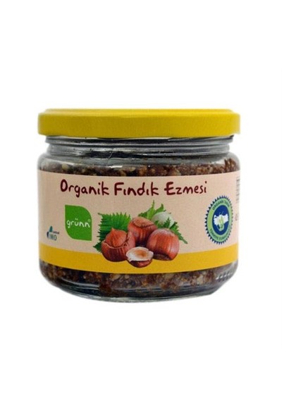 Grünn Organik Fındık Ezmesi 250 Gr Grünn Organik Fındık Ezmesi 250 Gr
