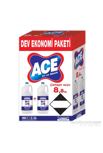 Ace Çamaşır Suyu 8 lt (P&G Professional)