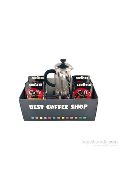Lavazza Cafe Crema French Press Hediyeli Set Lavazza Cafe Crema French Press Hediyeli Set