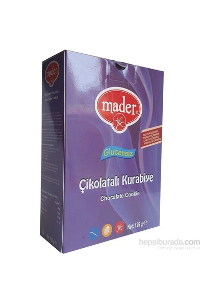 Mader Glutensiz Çikolatalı Kurabiye 125 G