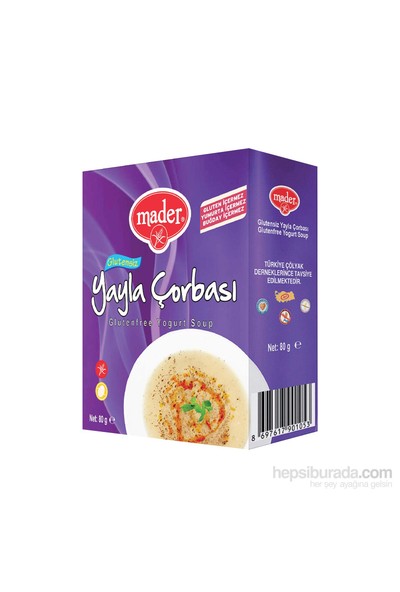 Mader Glutensiz Yayla Çorbası 80 gr