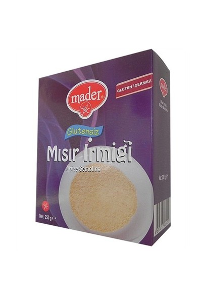 Mader Glutensiz Mısır İrmiği 250 gr