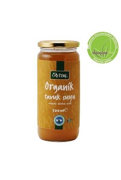 Orvital Organik Tavuk Et Suyu 500Ml Orvital Organik Tavuk Et Suyu 500Ml