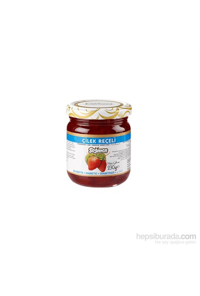 Seğmen Diyabetik Çilek Reçeli 230 Gr Seğmen Diyabetik Çilek Reçeli 230 Gr