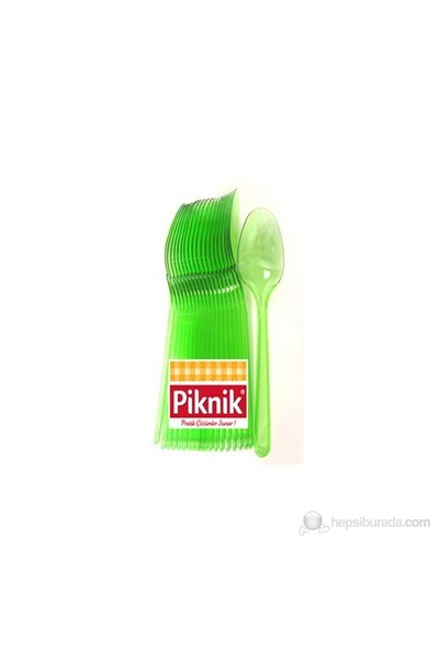 Piknik Kullan At Kristal Renkli Kaşık 10Lu Piknik Kullan At Kristal Renkli Kaşık 10Lu