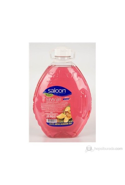 Saloon Sıvı Sabun 2.5 Kg.Hawai Çiçekleri Saloon Sıvı Sabun 2.5 Kg.Hawai Çiçekleri