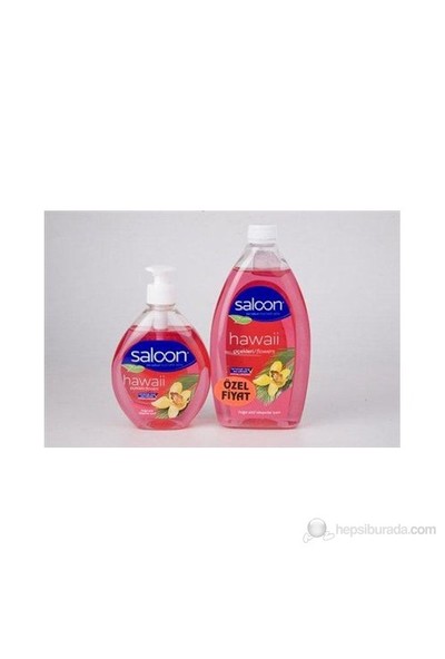 Saloon Sıvı Sabun 400+750Ml-Hawai Çiçekleri Saloon Sıvı Sabun 400+750Ml-Hawai Çiçekleri