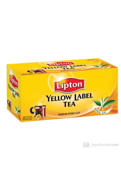 Lipton Yellow Label Bardak Poşet Çay 25'Li Lipton Yellow Label Bardak Poşet Çay 25'Li