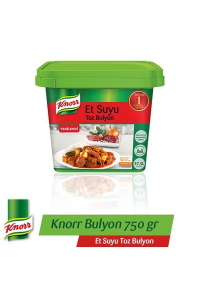 Knorr Contemp Et Suyu Toz Bulyon 750 gr Knorr Contemp Et Suyu Toz Bulyon 750 gr