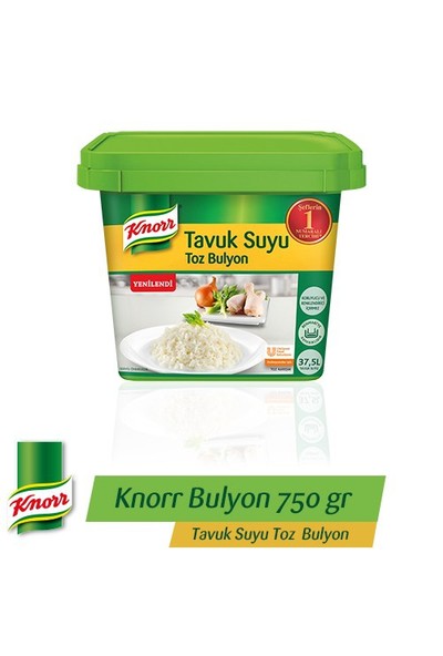 Knorr Contemp Tavuk Suyu Toz Bulyon 750 gr Knorr Contemp Tavuk Suyu Toz Bulyon 750 gr