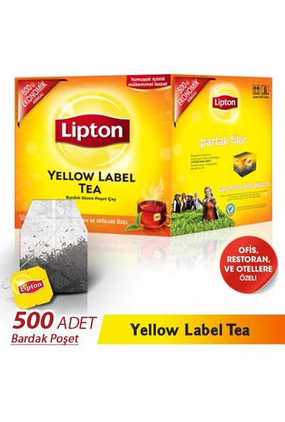 Lipton Yellow Label 500 'lü Bardak Poşet Çay Lipton Yellow Label 500 'lü Bardak Poşet Çay
