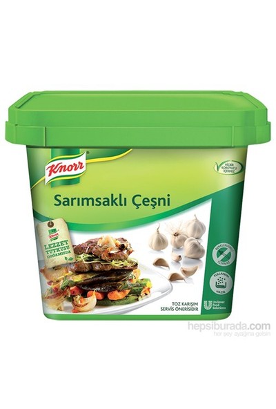 Knorr Sarımsaklı Çeşni 750 Gr Knorr Sarımsaklı Çeşni 750 Gr