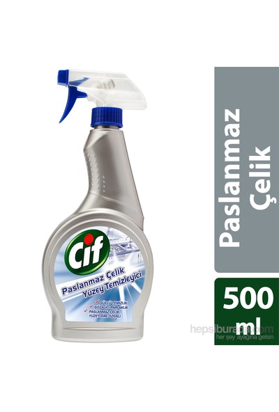 Cif Sprey Paslanmaz Çelik 500 ML