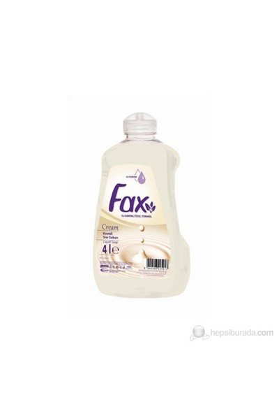 Fax Sıvı Sabun 4 lt Krem