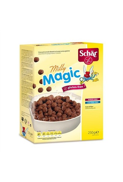Schar Milly Magic Glutensiz Çikolata Kaplı Mısır Gevreği 250 Gr.
