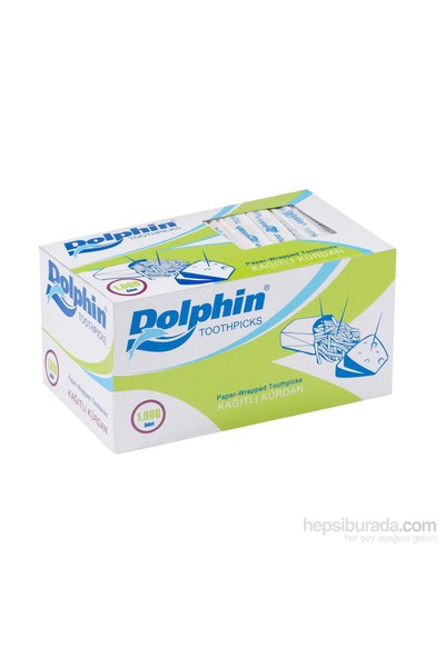 KullanAtMarket Dolphin Kağıtlı Kürdan 1000 Adet KullanAtMarket Dolphin Kağıtlı Kürdan 1000 Adet