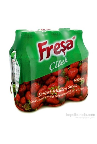 Fresa 6 X 200 Ml Cilek Aromali Maden Suyu