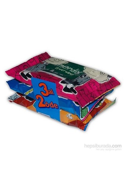 Fresh'n Soft Mendix Islak Cep Mendili 15'Li 3 Al 2 Öde (3'Lü Paket) Fresh'n Soft Mendix Islak Cep Mendili 15'Li 3 Al 2 Öde (3'Lü Paket)