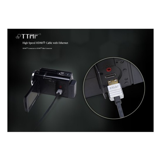 TTAF Nano Pro Mini HDMI® - HDMI® High Speed HDMI® Kablo 2m Fiyatı