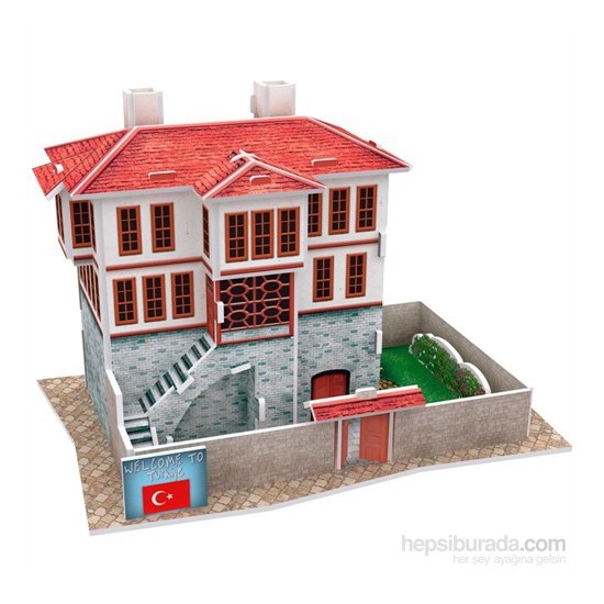 Cubic Fun 3 Boyutlu Tarihi Türk Evi Maket (18 Parça) Fiyatı