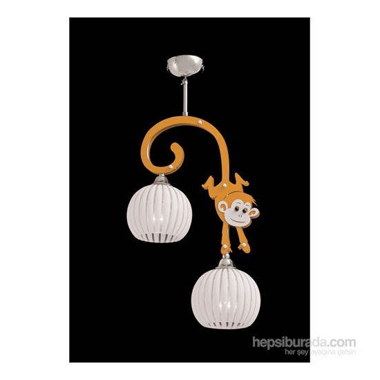 Sedef Turuncu Maymun 2'Li Avize Fiyatı - Taksit Seçenekleri