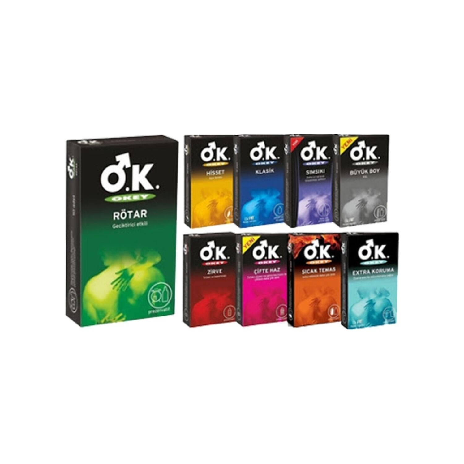 Okey Rötar 10'lu + Okey Klasik 10'lu + Okey Çifte Haz 10'lu Fiyatı