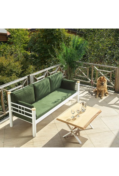 Unimet Kappis Dk Metal Sofa Sedir 70x200 Üçlü Koltuk Beyaz Unimet Kappis Dk Metal Sofa Sedir 70x200 Üçlü Koltuk Beyaz