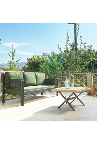 Unimet Kappis Dk Metal Sofa Sedir 70x200 Üçlü Koltuk Siyah Unimet Kappis Dk Metal Sofa Sedir 70x200 Üçlü Koltuk Siyah