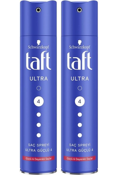 Taft Ultra Güçlü Sprey 250 ml x 2 Adet