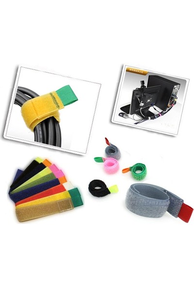 Loggia Kablo Düzenleyici Cırt Cırt Pratik Kablo Düzenleyici Loggia Kablo Düzenleyici Cırt Cırt Pratik Kablo Düzenleyici