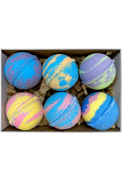 Melanistic Bath Bombs / Banyo Topu – Hediye Seti 6 x 200G Xxl – Köpüklü Çift Renk Melanistic Bath Bombs / Banyo Topu – Hediye Seti 6 x 200G Xxl – Köpüklü Çift Renk