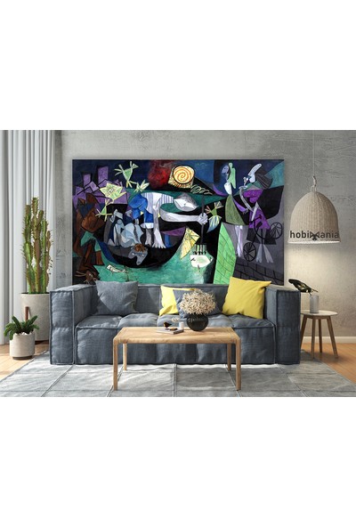 Hobimania Kanvas Tablo Pablo Picasso Gece Balık Avı 60 x 120 cm Duvar Dekorasyon Tablo Moda Hobimania Kanvas Tablo Pablo Picasso Gece Balık Avı 60 x 120 cm Duvar Dekorasyon Tablo Moda