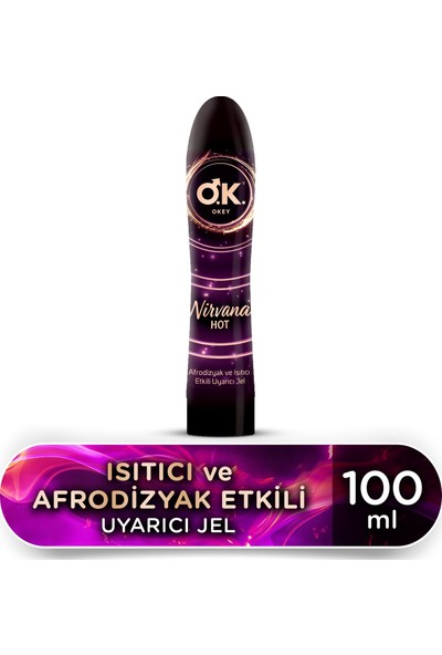 Okey Nirvana Hot Isıtıcı Etkili Uyarıcı Kayganlaştırıcı Jel