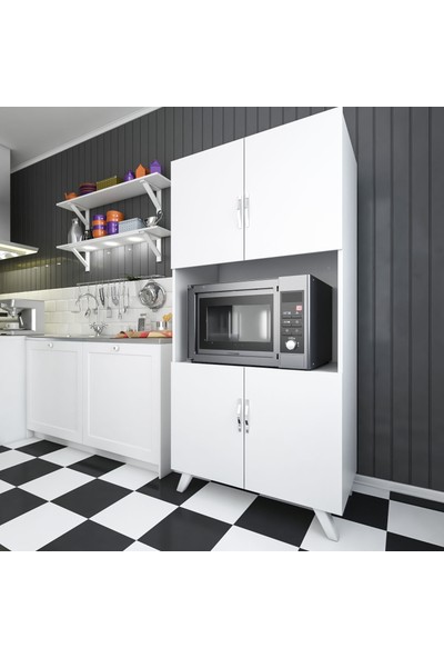 Gökberk GB-2003 Mikrodalga Fırın Bölmeli Çok Amaçlı Dolap %100 Mdf Gökberk GB-2003 Mikrodalga Fırın Bölmeli Çok Amaçlı Dolap %100 Mdf