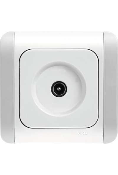 Viko Kardelen Tv Prizi Geçişli Kordonlu Beyaz