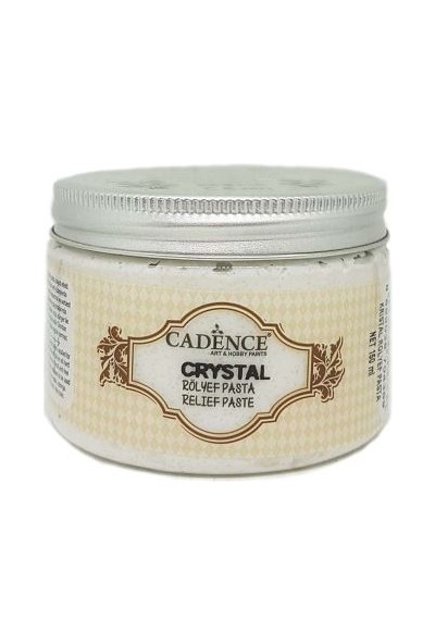Cadence Kristal Şeffaf Rölyef Pasta 150 ml
