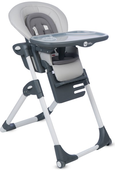 4 Baby Formula Lüks Mama Sandalyesi Gri