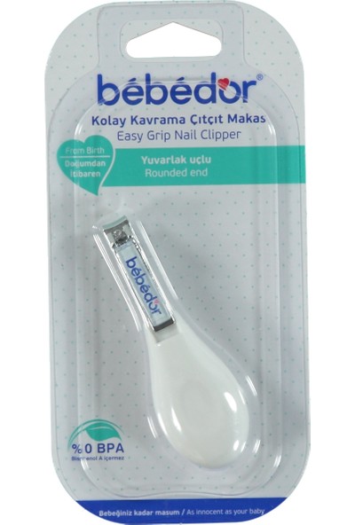 Bebedor Kolay Kavrama Tırnak Makası Beyaz